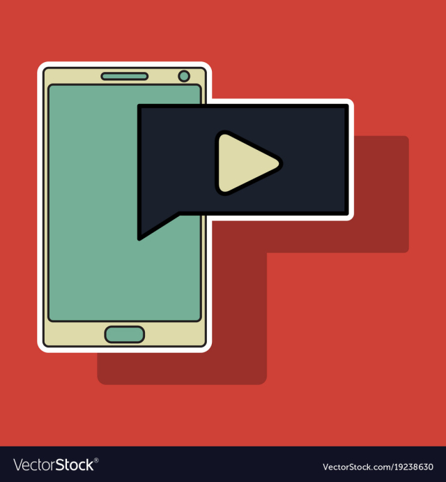 Free: Sticker video buffering streaming on phone icon vector image ...