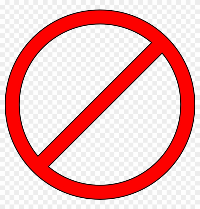 Free: Stop Sign Png - Prohibition Symbol - nohat.cc
