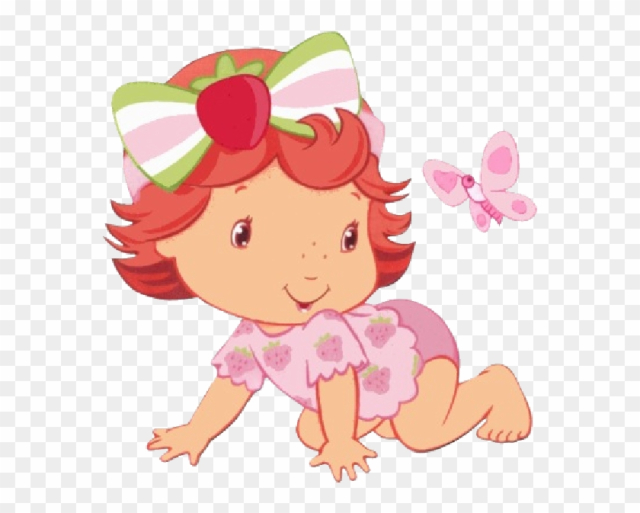 Free: Strawberry Shortcake Baby Clip Art - Baby Strawberry Shortcake ...