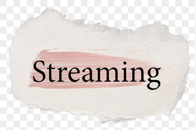 Free: Streaming png word sticker typography, | Free PNG - rawpixel ...