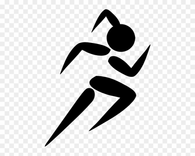 Free: Strikingly Beautiful Track Clipart Female Runner Clip - Girl ...