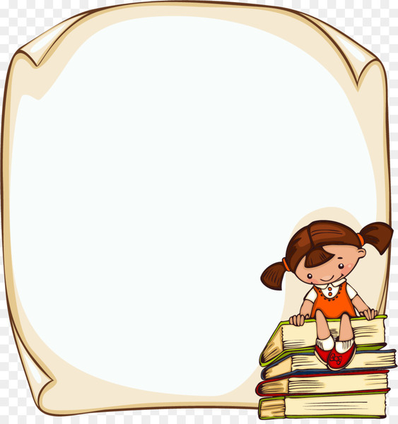 Free: Student Child Picture frame Clip art - Children Education Message ...