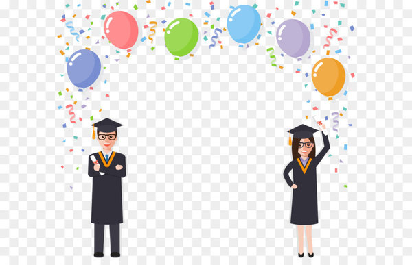 Free: Student Graduation ceremony Diploma Clip art - Cheer graduation ...