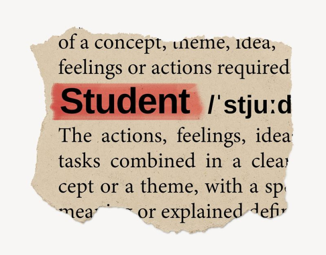 Free: Student ripped dictionary, editable word | Free PSD - rawpixel ...