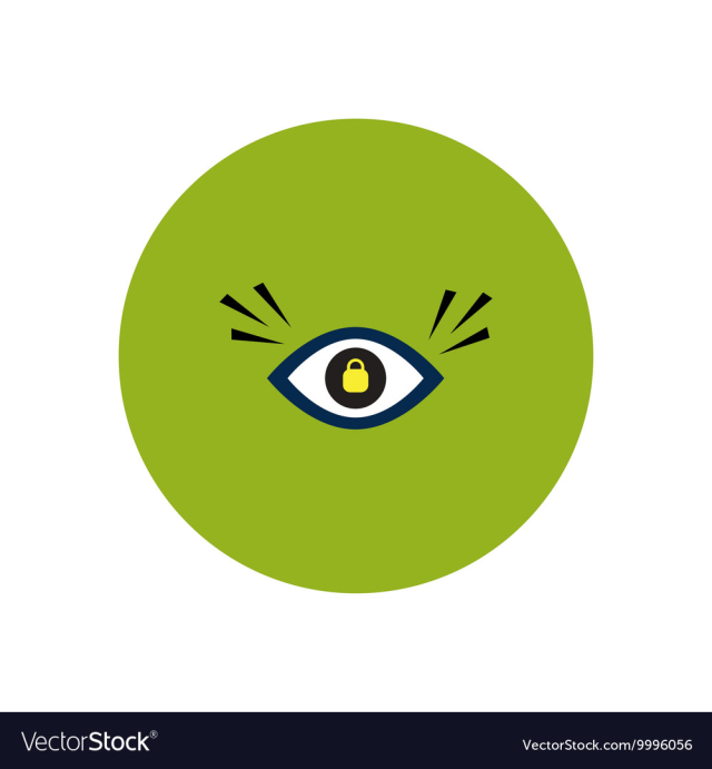 Free: Stylish icon in color circle eye problems vector image - nohat.cc