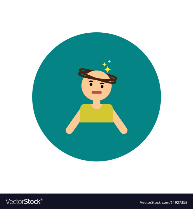 Free: Stylish icon in color circle people dizzy vector image - nohat.cc