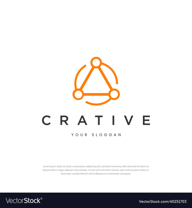 Free: stylish line triangle connection design - nohat.cc