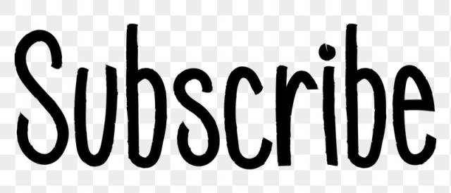 Free: Subscribe png word sticker, handwritten | Free PNG - rawpixel ...