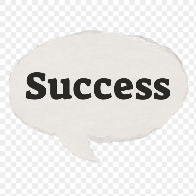 Free: Success png speech bubble typography | Free PNG - rawpixel - nohat.cc