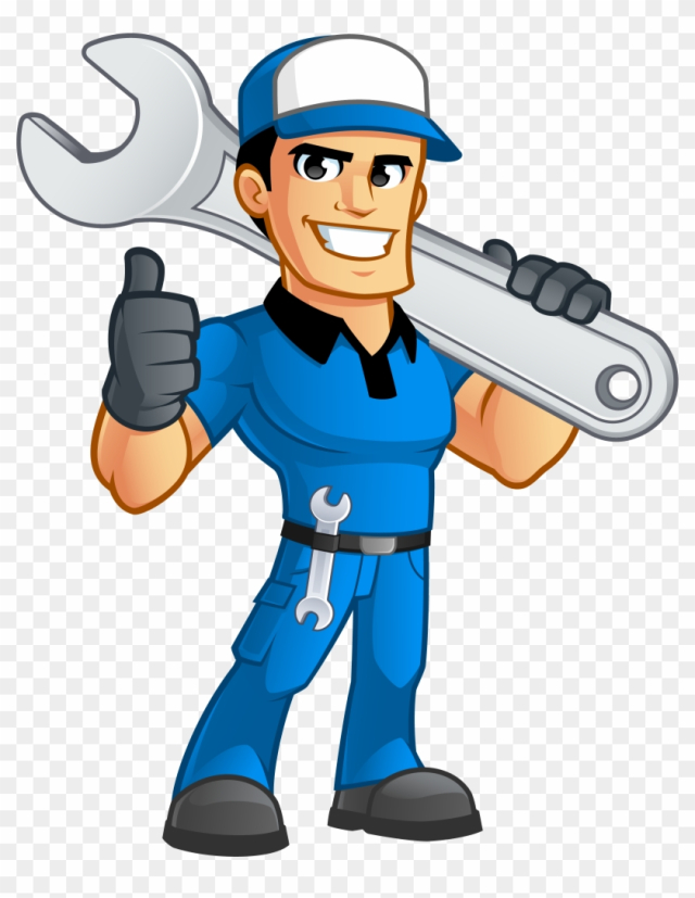 Free: Sump Pump Repairs - Mechanic Cartoon - nohat.cc