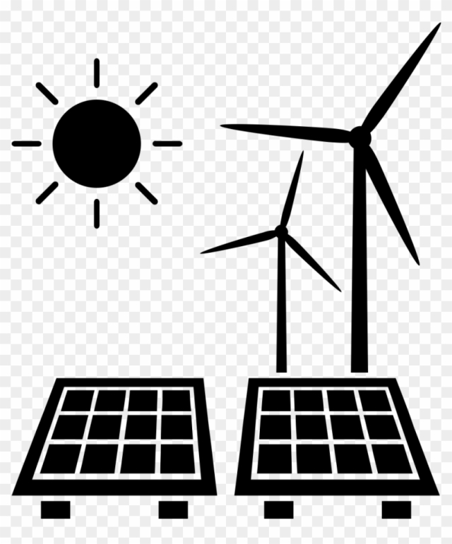 Free: Sun Turbine Panel - Solar And Wind Energy Icon - nohat.cc
