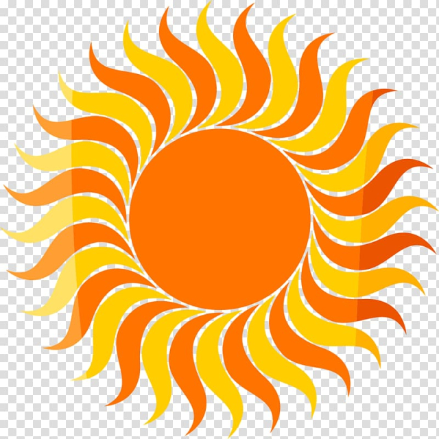 Free: Sunlight, Hand-painted yellow sun transparent background PNG ...