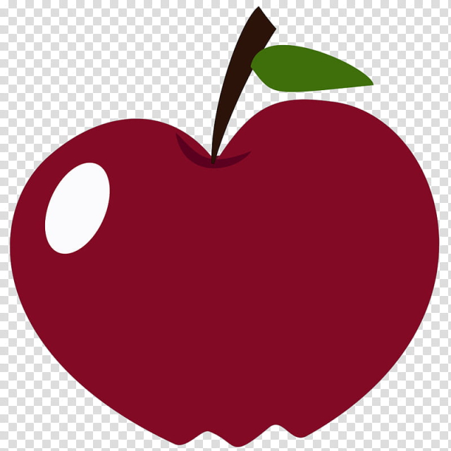 Free: Super MLP Apple , red apple fruit illustration transparent ...