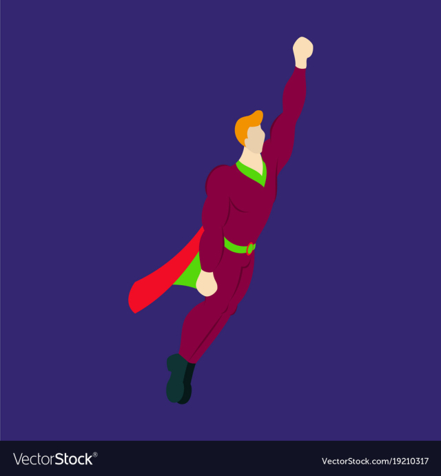 Free: Superhero cartoon icon with superman on vector image - nohat.cc