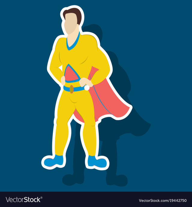 Free: Superhero cartoon icon with superman on vector image - nohat.cc
