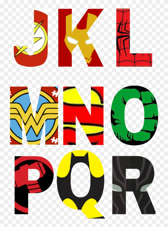 Free: Superhero Lettering Printable - Free Printable Superhero Alphabet ...
