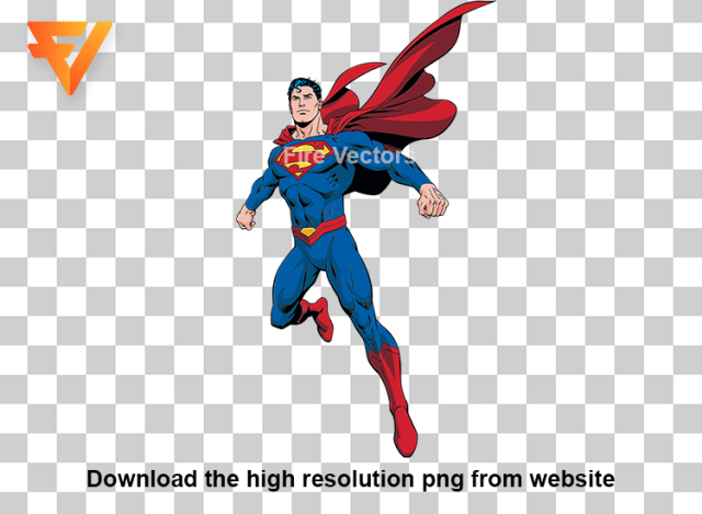 Superman Flying Png