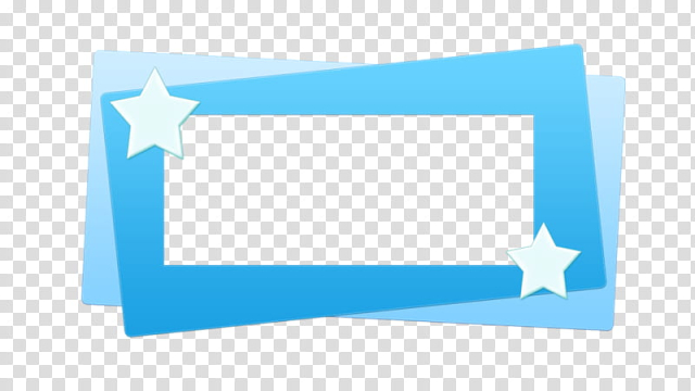 Blue Star Border Clipart
