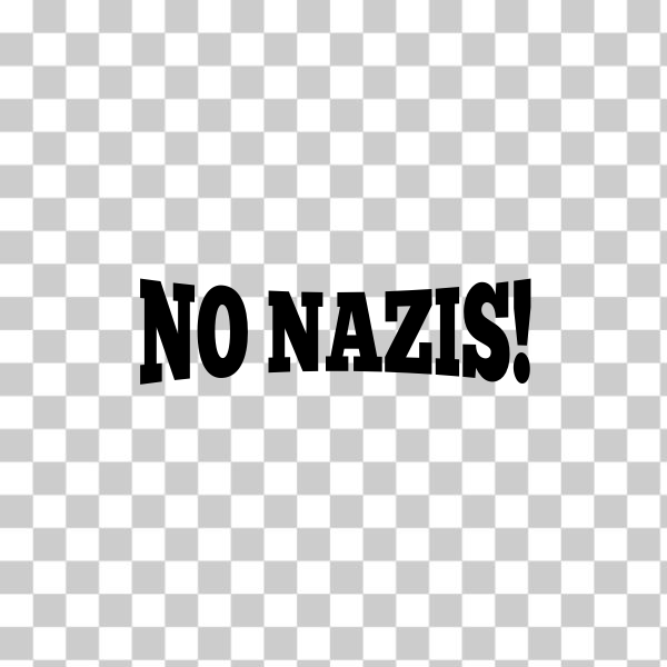 Free: SVG 039039No Nazis039039 vector silhouette - nohat.cc