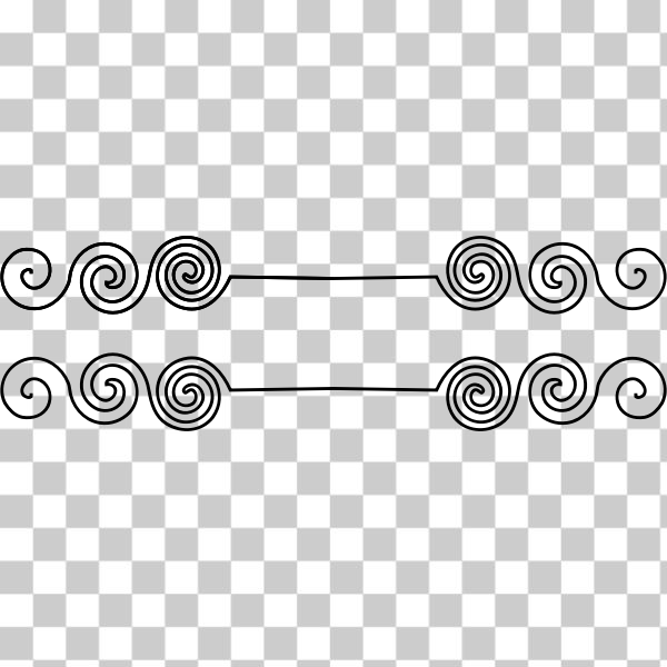 Free: SVG 2 decorative underlines vector clip art - nohat.cc