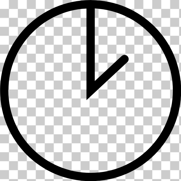 Free: SVG 2 o-clock watch face vector drawing - nohat.cc