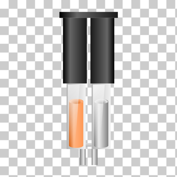 Free: SVG 2 part epoxy tube vector graphics - nohat.cc