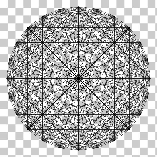 Free: SVG 24gon connections grouped - nohat.cc