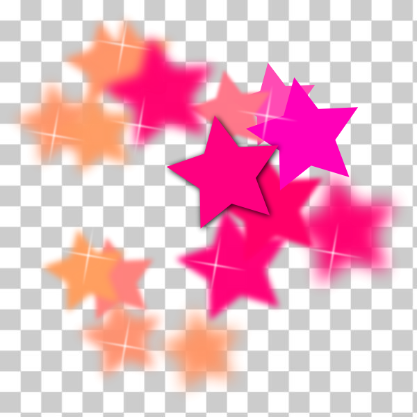 Free: SVG 3D flying stars vector image - nohat.cc