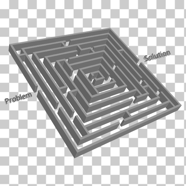 Free: SVG 3D Problem Solution Maze - nohat.cc