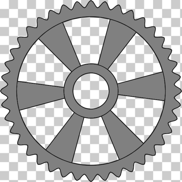 Free: SVG 40-tooth cog - nohat.cc