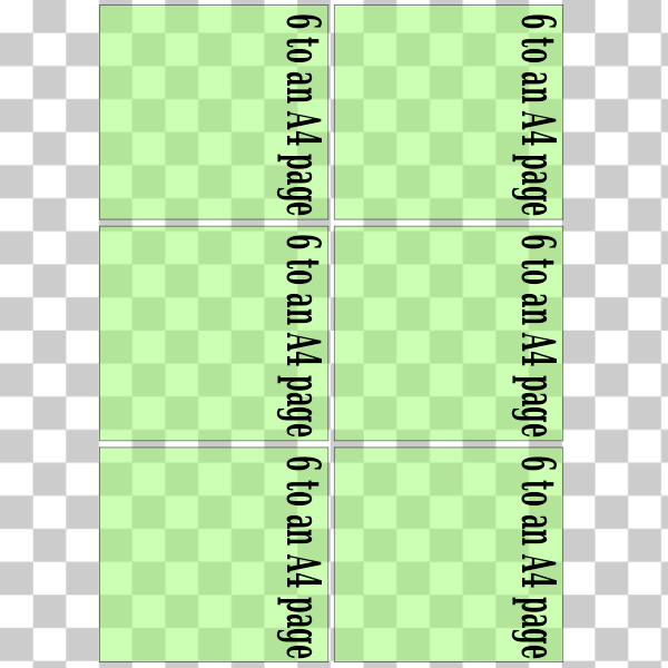 Free: SVG 6 to A4 page template - nohat.cc