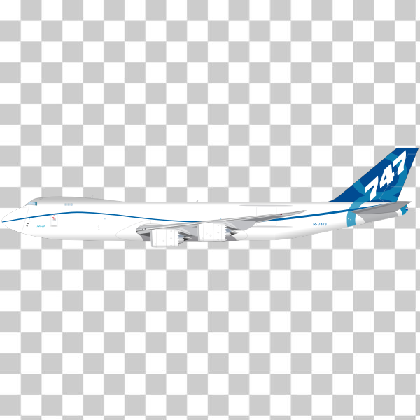 Free: SVG 747 jet airplane - nohat.cc