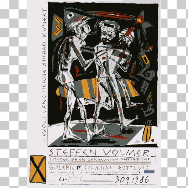 Free: SVG Abstract advertising poster for exhibition - nohat.cc