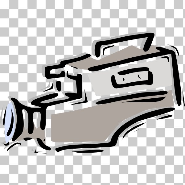 Free: SVG Abstract painting of a recording camera vector image - nohat.cc
