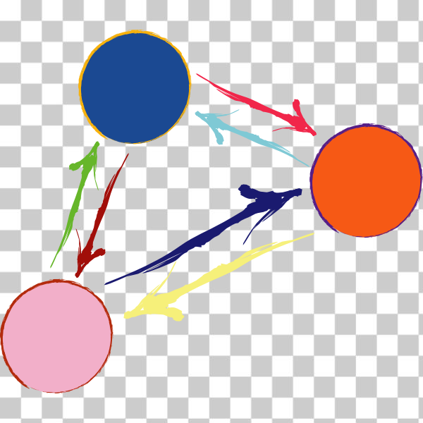 Free: SVG abstracted group interaction 1 - nohat.cc