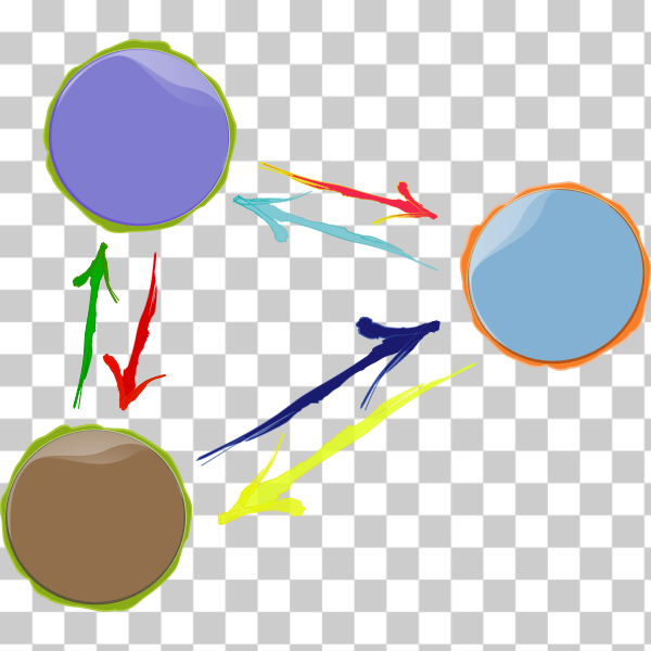 Free: SVG abstracted group interaction 2 - nohat.cc
