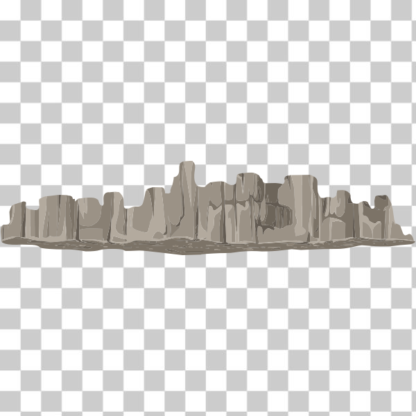 Free: SVG alpine landscape cliff face roof 01a al1 - nohat.cc