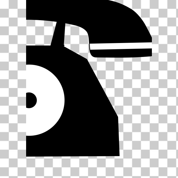 Free: SVG Analog phone icon vector illustration - nohat.cc