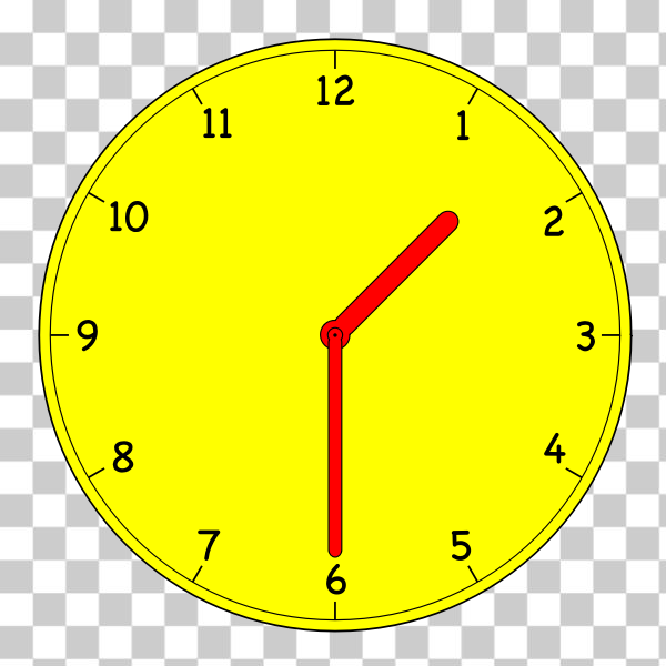 Free: SVG Analogue clock vector drawing - nohat.cc