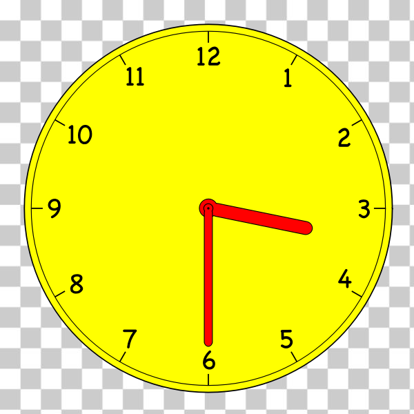 Free: SVG Analogue clock vector graphics - nohat.cc