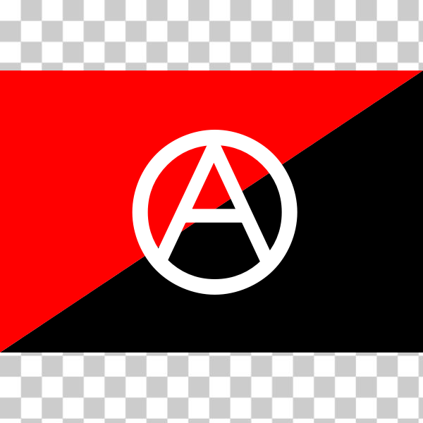 Free: SVG Anarchist flag with A symbol-1573989636 - nohat.cc