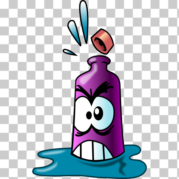 Free: SVG Angry bottle - nohat.cc