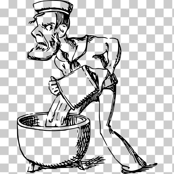 Free: SVG Angry sailor - nohat.cc