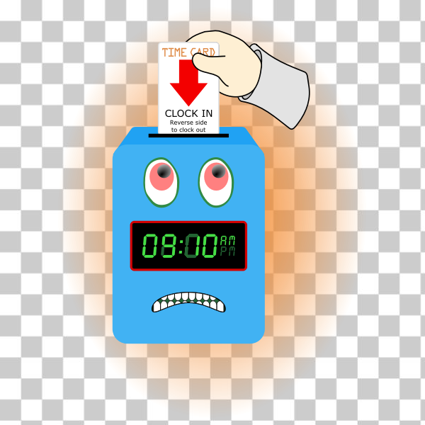Free: SVG Angry time clock - nohat.cc