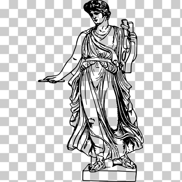 Free: SVG Apollo in black and white - nohat.cc