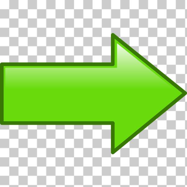 Free: SVG Arrow simple way green - nohat.cc