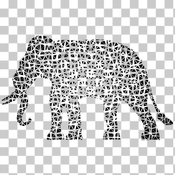 Free: SVG Arty elephant - nohat.cc