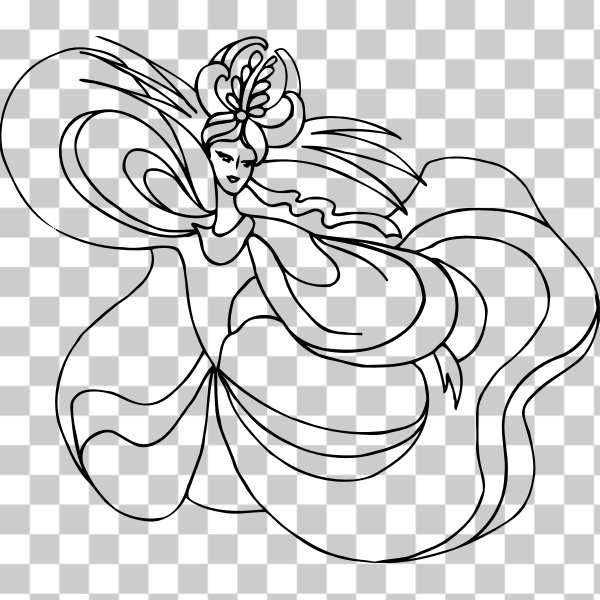 Free: SVG Arty-styled model - nohat.cc