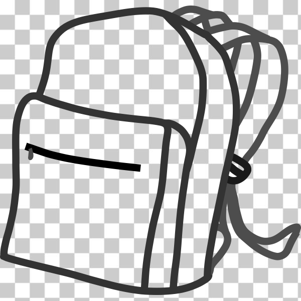 Free: SVG Backpack vector image - nohat.cc