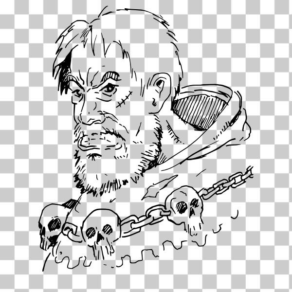 Free: SVG Bandit drawing - nohat.cc